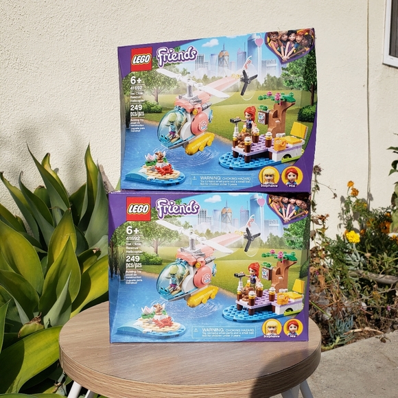 Lego | Toys | 2x New Lego Friends Building Set Helicopter Vet Rescue ...